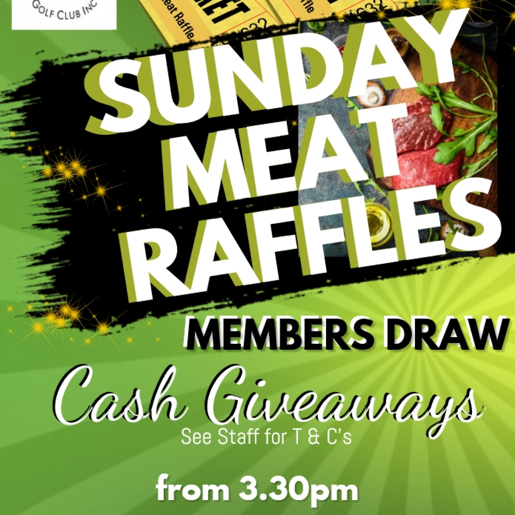 sunday-meat-raffles-2020 - Maryborough Golf Club Lawn Bowls & Bistro