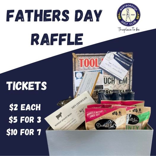 fathers-day-raffle - Maryborough Golf Club Lawn Bowls & Bistro